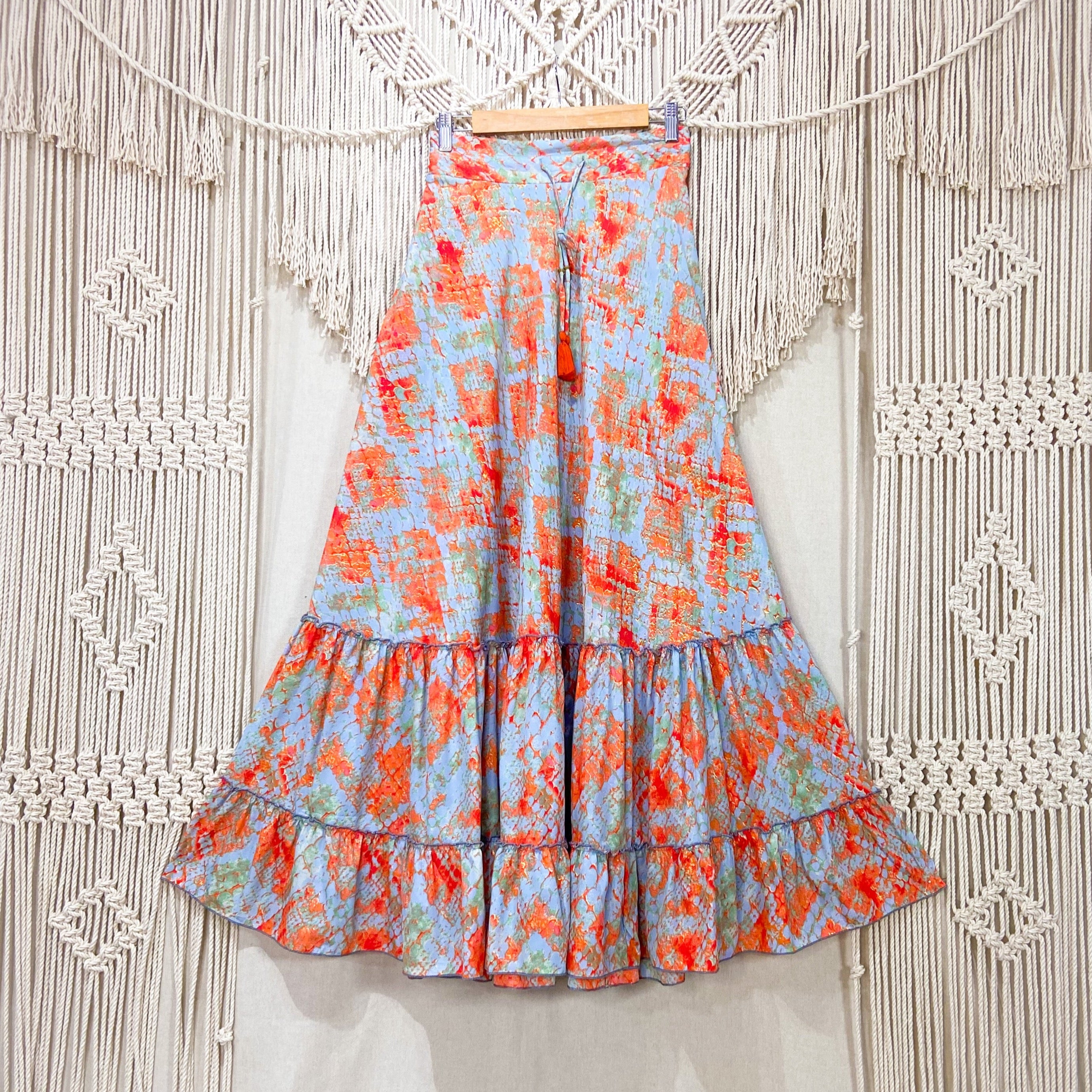 Pollera Boho Coral Print (S-M) – aatmachile