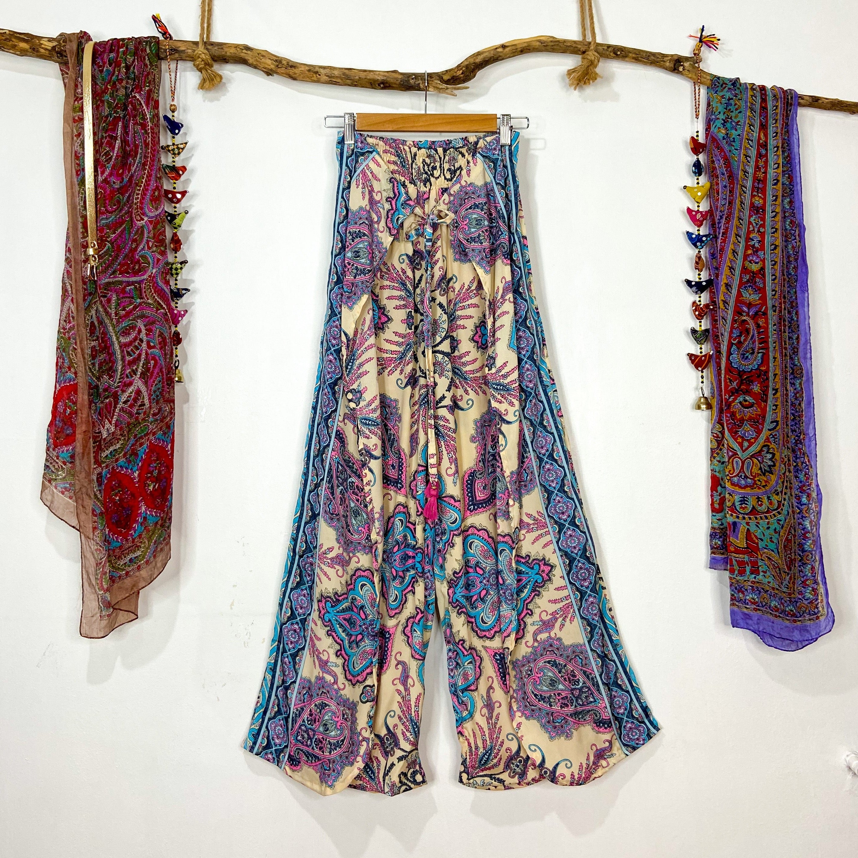 Palazzo Pareo Beige Celeste (S-M) – aatmachile